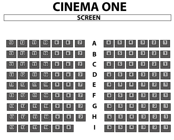 Cinema Seating Map – Metro Cinemas Boronia